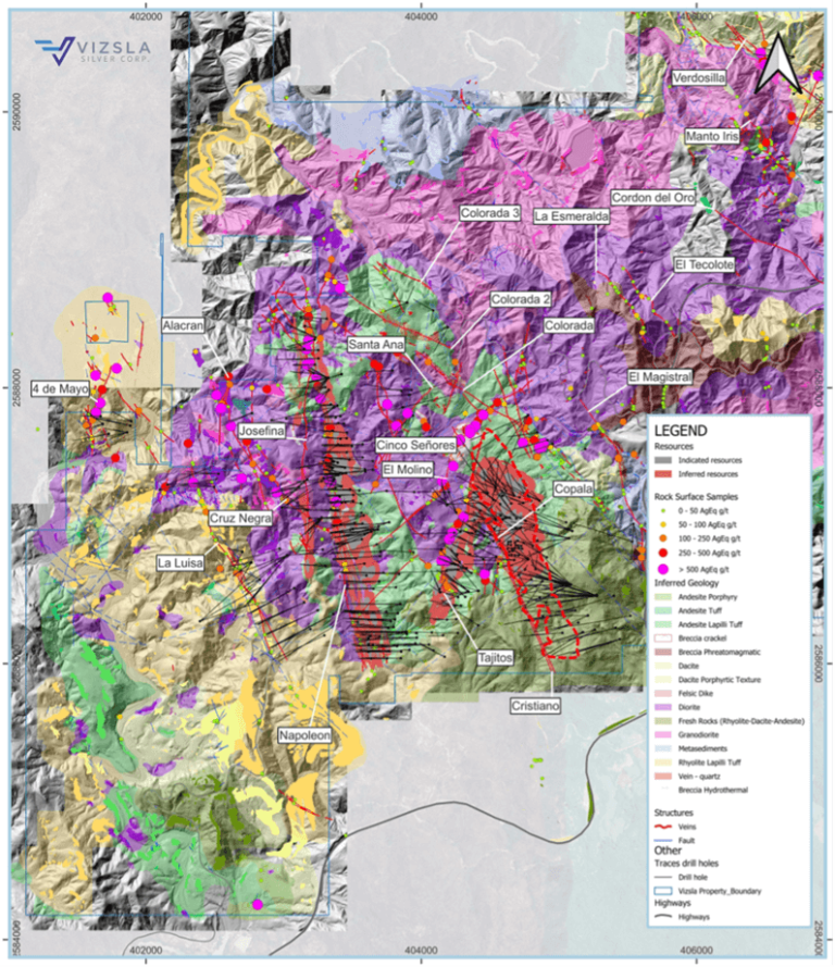 Maps & Figures - Vizsla Silver Corp.